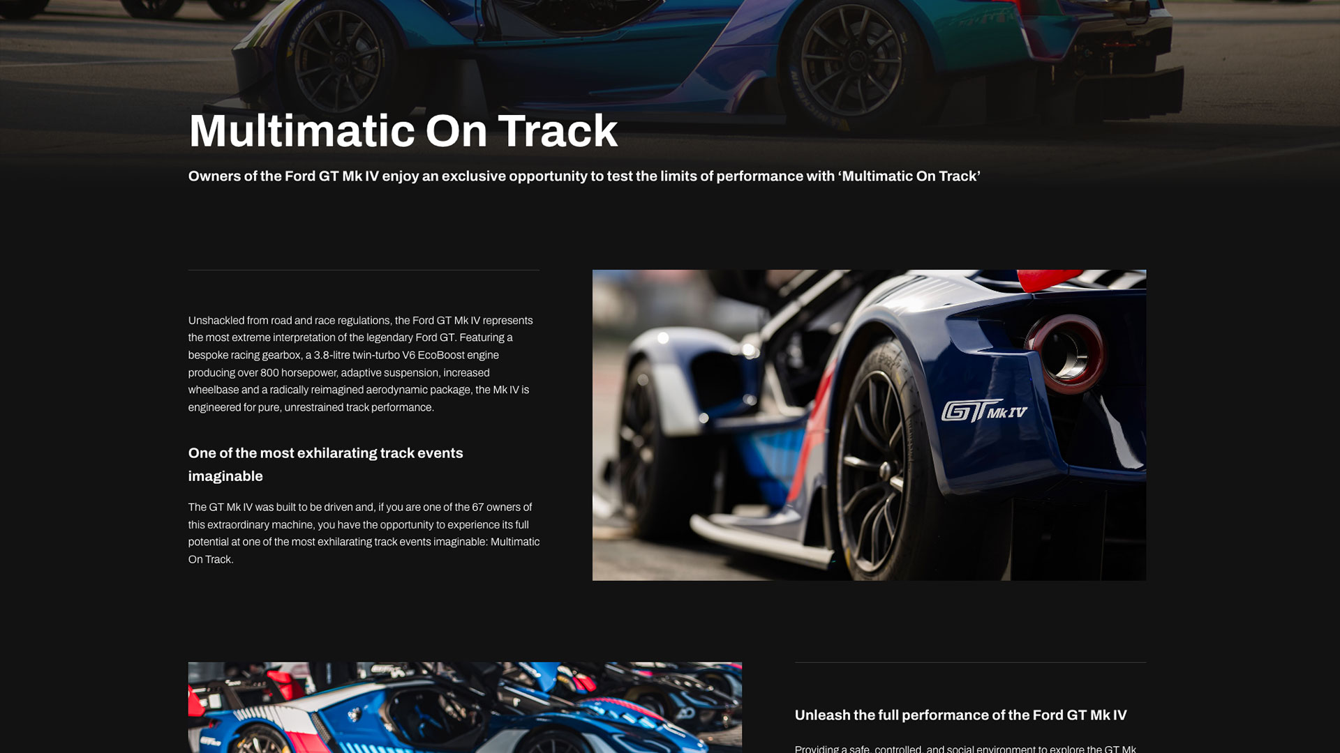 Multimatic Motorsports Web Design And Development | Ignition